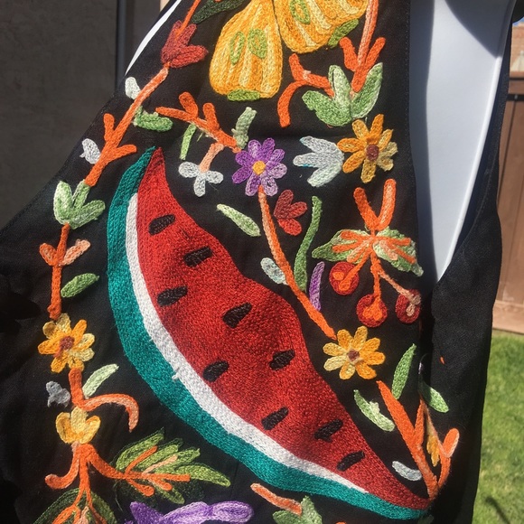 Moda International | Tops | Amazing Embroidered Artisan Craft Moda Intl ...